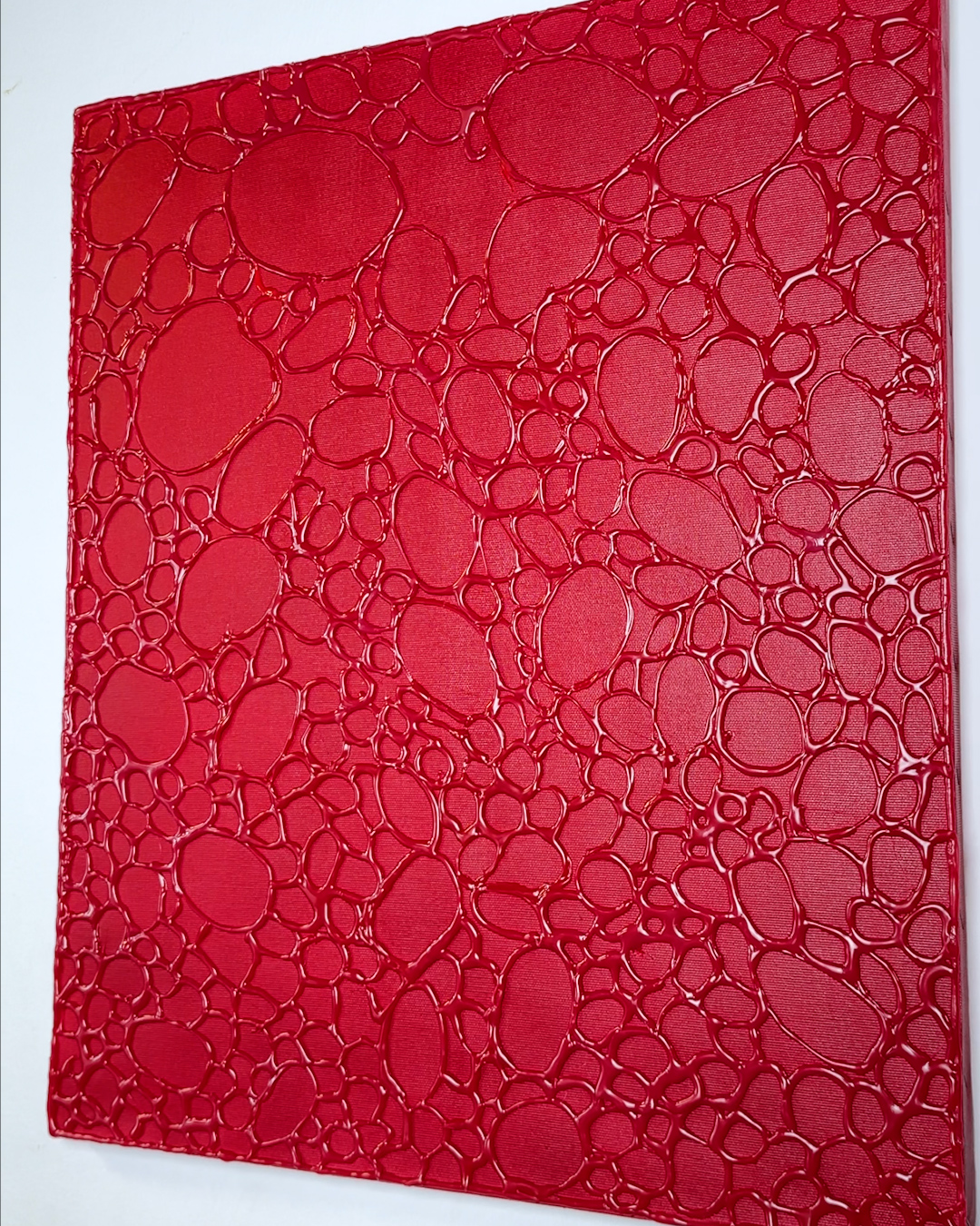 Modern 3D art made with hot glue🎨