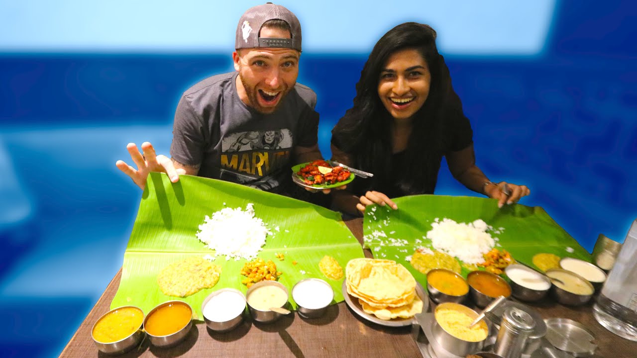 Experience a banana leaf feast