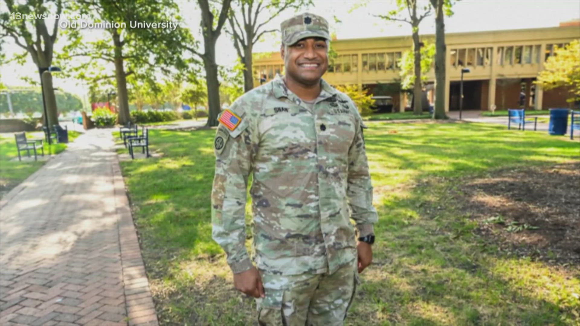 Old Dominion University honors Lt. Col. Brandon Shah with Monarch ...