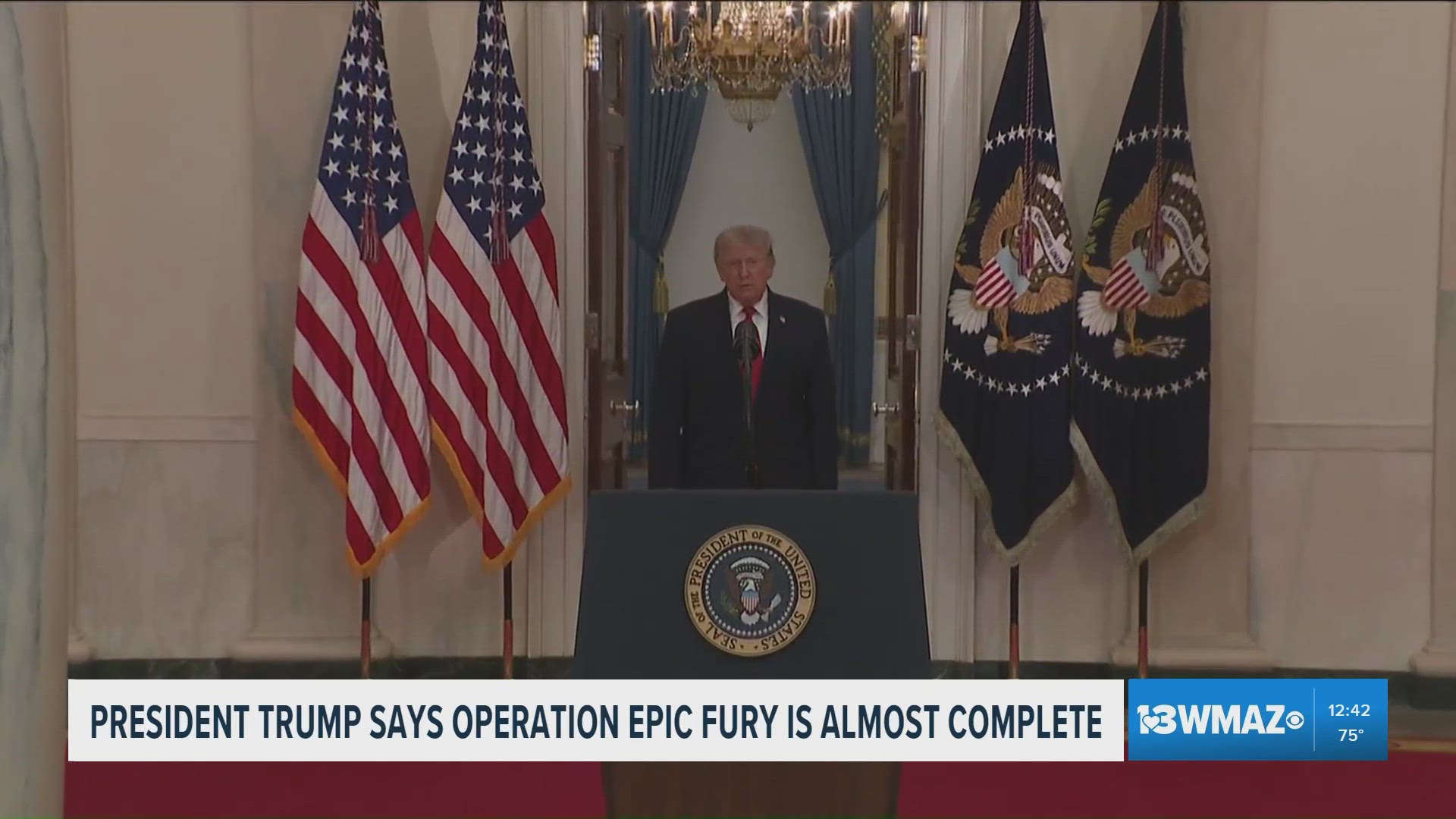 President Trump addresses the US on Iran, claiming withdrawal coming soon