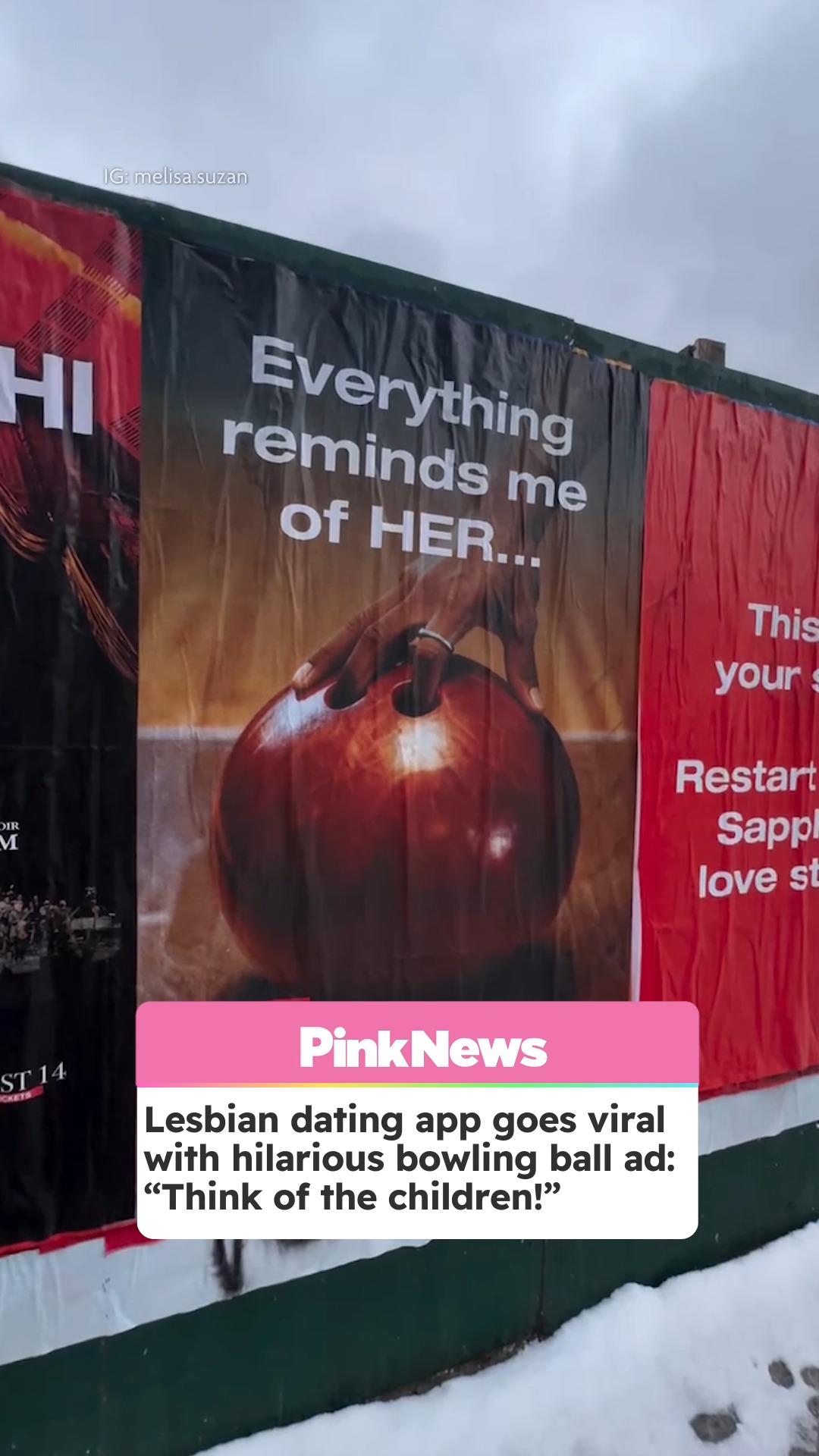 Viral ad for lesbian dating app HER has everyone talking