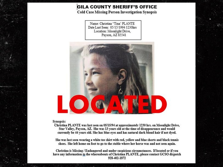 Missing 13-year-old Christina Marie Plante found alive after 32 years