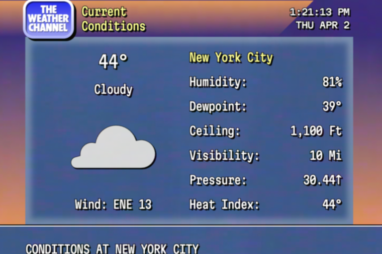 Weather Channel launches new online site with original TV cable style