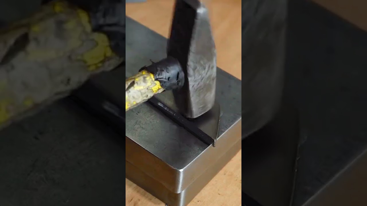 I made my katana sword from titanium | Part 3 #Shorts