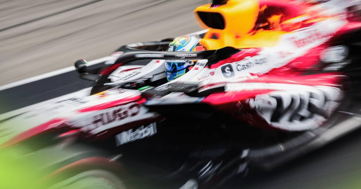 Fan images surface after Racing Bulls car damaged in Lindblad test crash