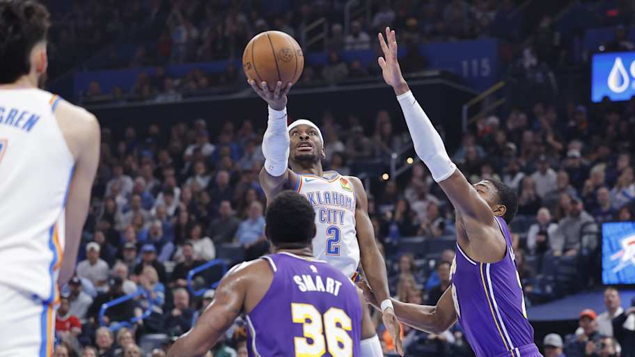 OKC Thunder announce starting lineup vs. Lakers