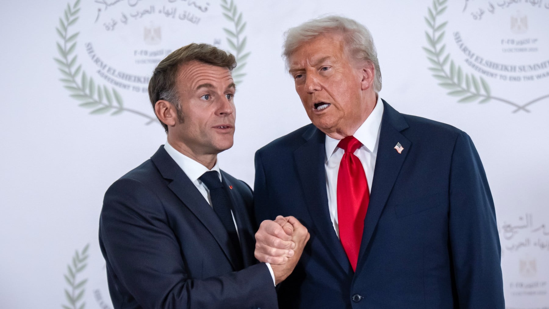 Trump se burla de Macron por la bofetada de su mujer y éste le aconseja ...