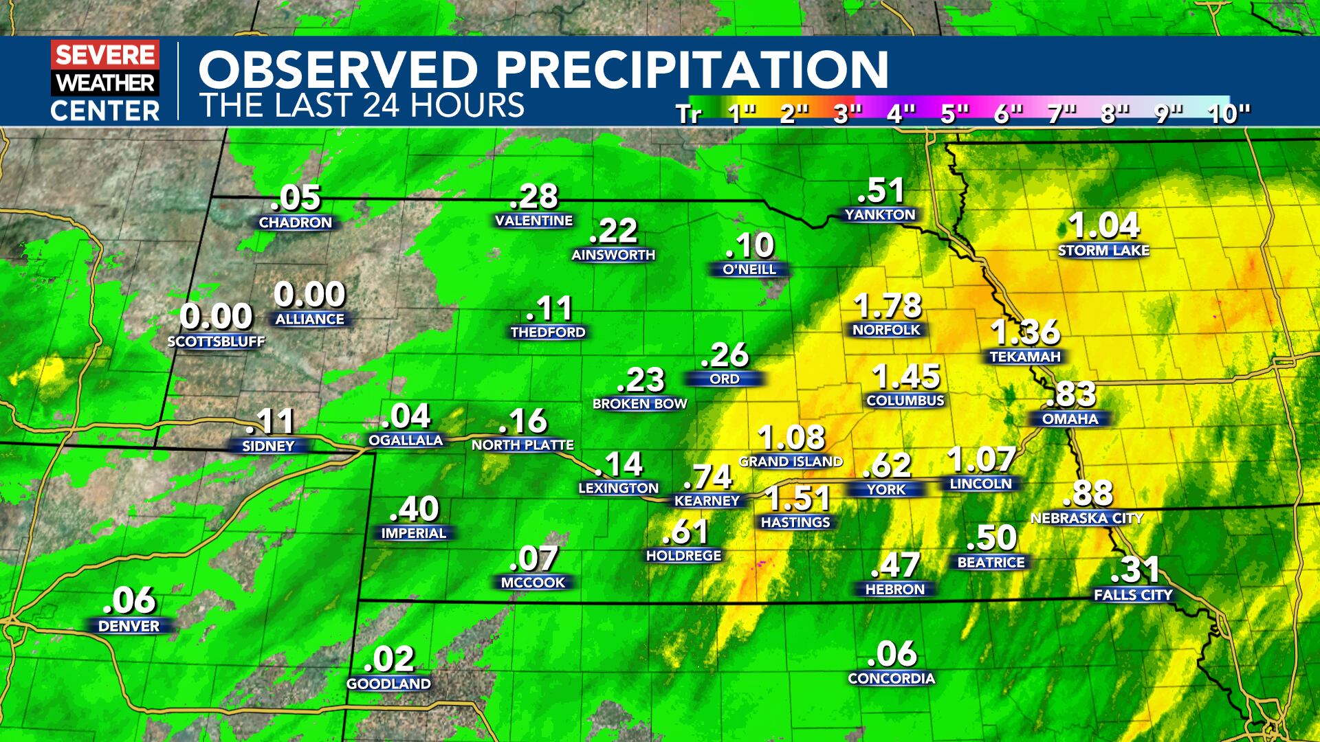 Overnight rain brings relief, but drought persists across Nebraska