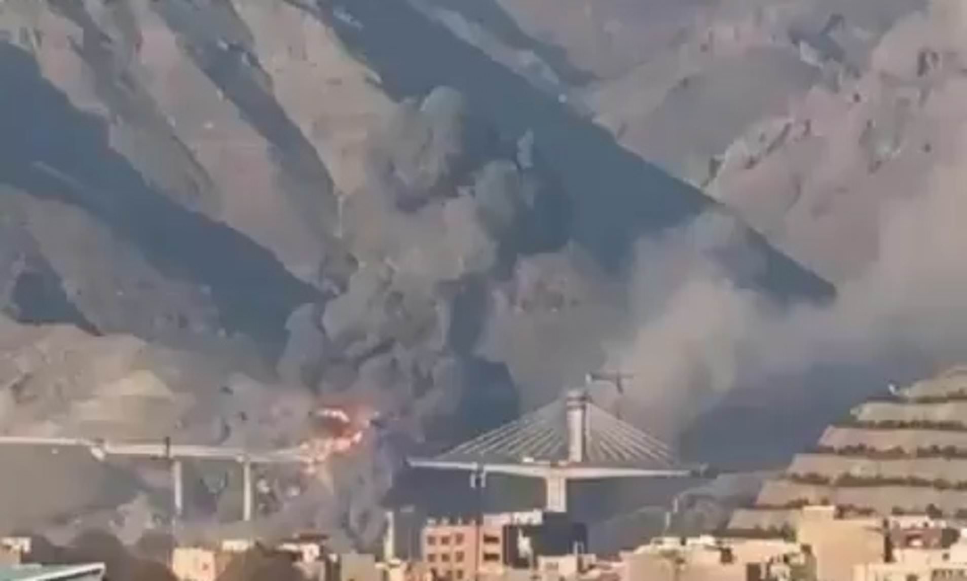 Moment highest bridge in the Middle East is blown to pieces in US ...