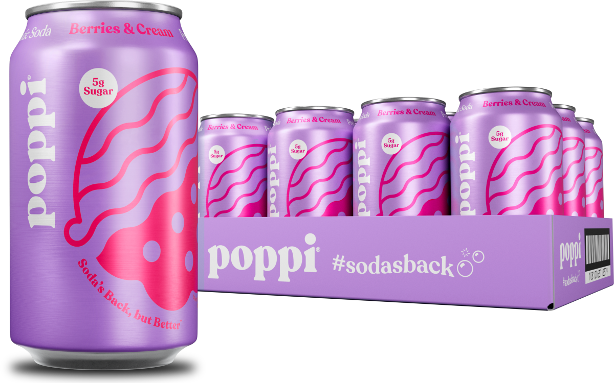 Poppi's new berries & cream soda flavor offers the perfect start to ...