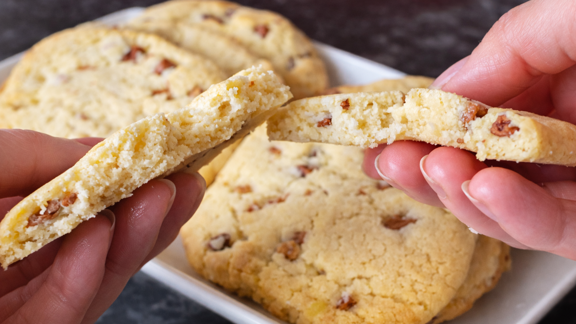 Soft and chocolatey homemade biscuits