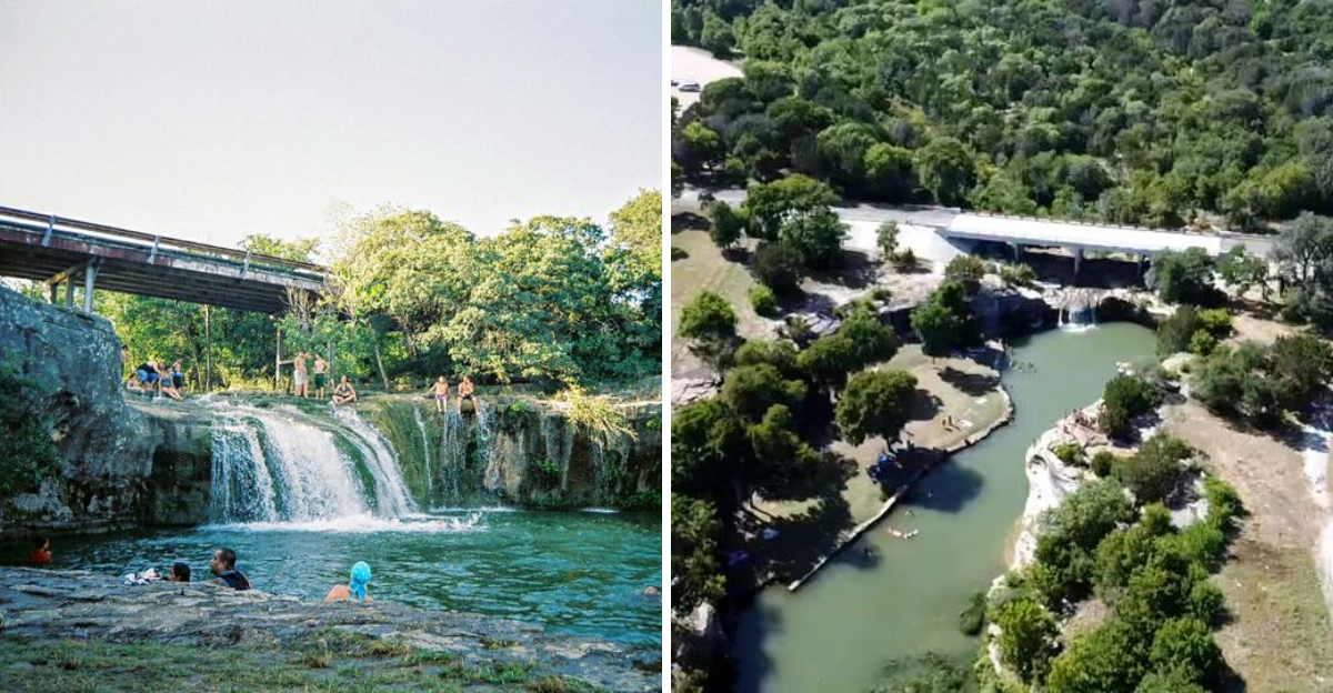 This gorgeous Texas waterfall is quietly sitting in plain sight inside ...