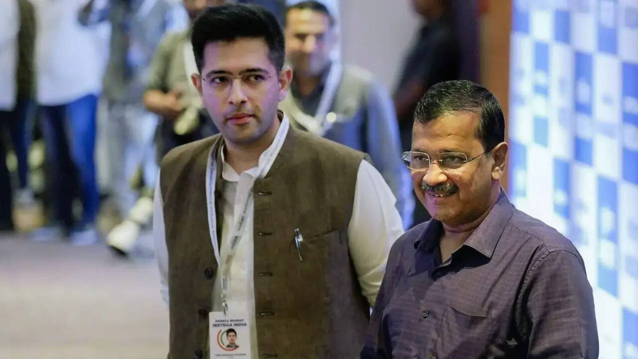 Went to London while Arvind Kejriwal was arrested: AAP MP Raghav Chadha ...