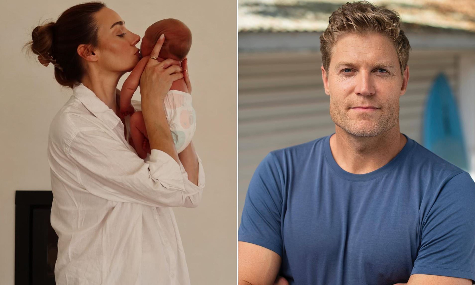 Dr Chris Brown's ex-girlfriend Brooke Meredith welcomes first child as ...