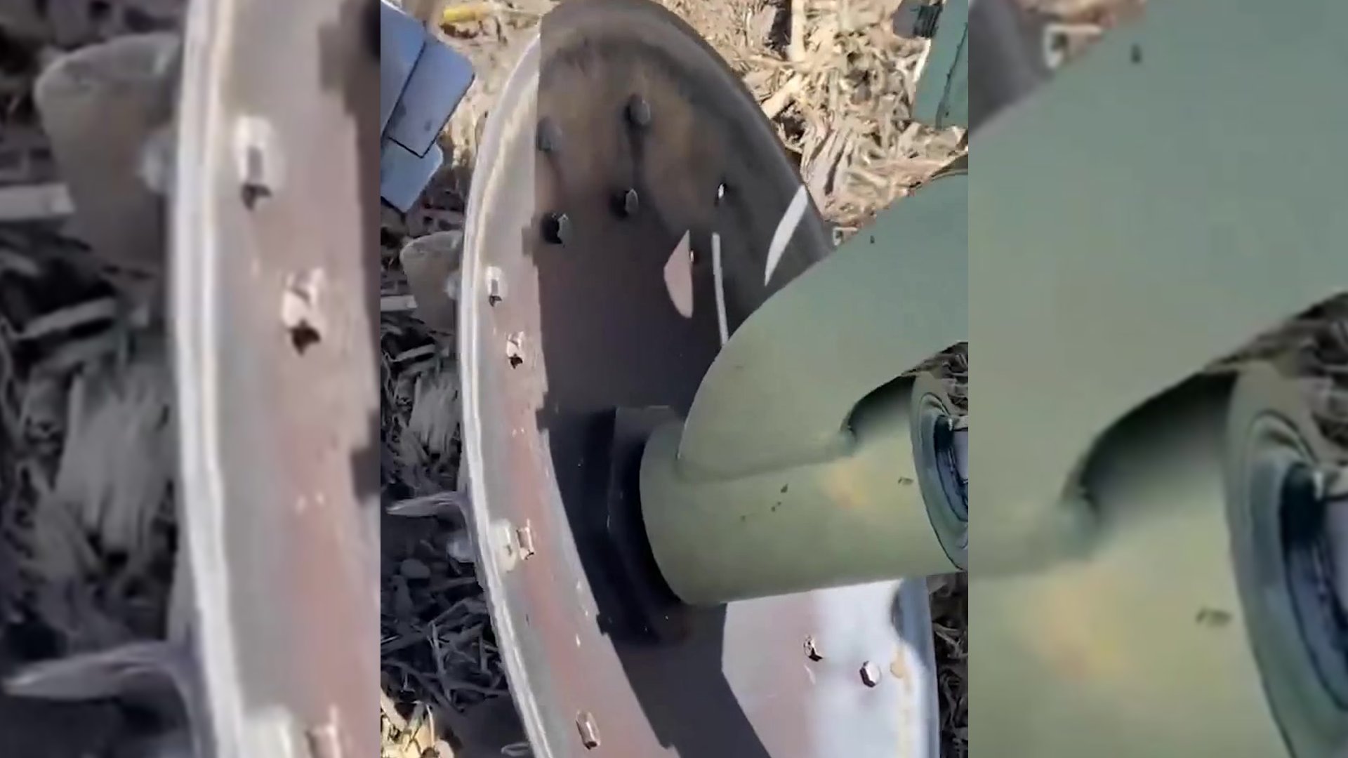 Tractor turns into a trash collector