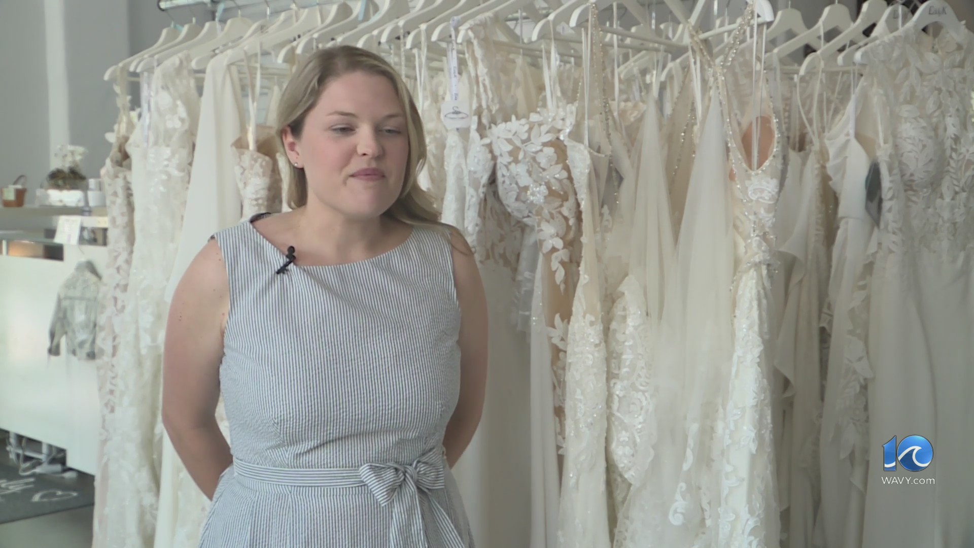 Wedding gowns to Va. held hostage in Middle East