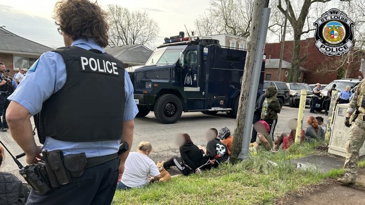 St. Louis police raid condemned apartments: 13 arrested, more than 60 ...