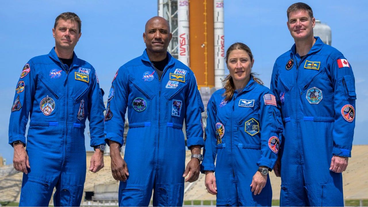 Meet the 4 astronauts on Artemis II right now