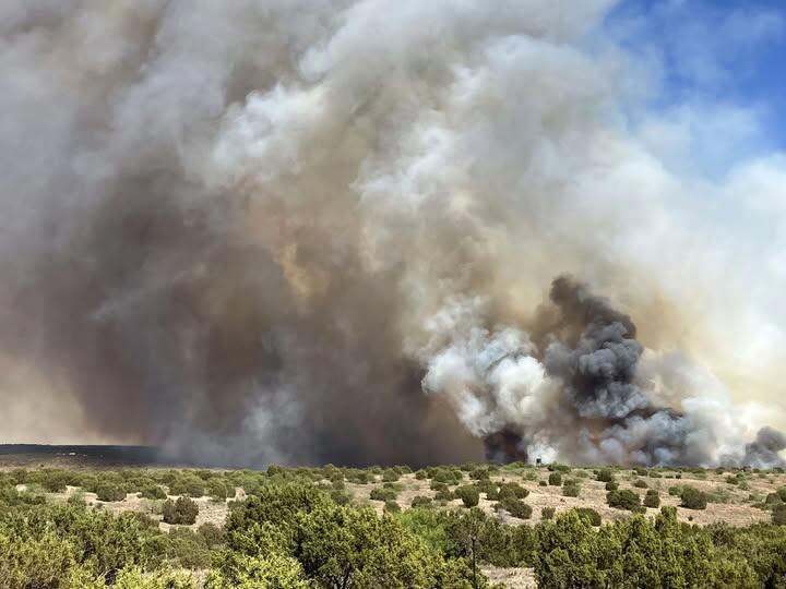 Hall County grass fire 1,382 acres, 90% contained