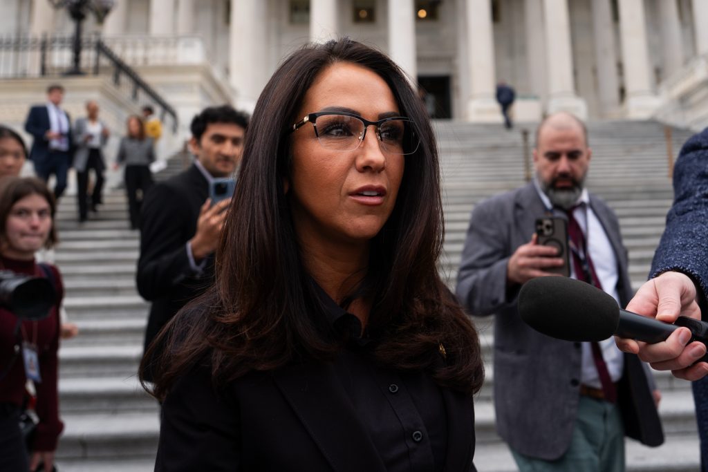 Lauren Boebert brushes off Trump’s attacks calling her 'dumb'