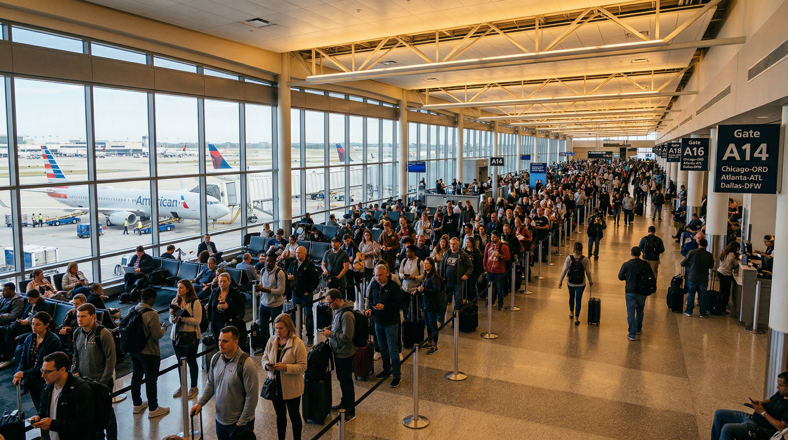 Airports warn travelers to stop arriving 4 or more hours early for flights
