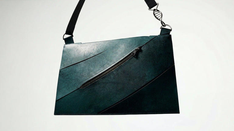 The first lab-grown T-Rex Leather handbag is here. It will cost you