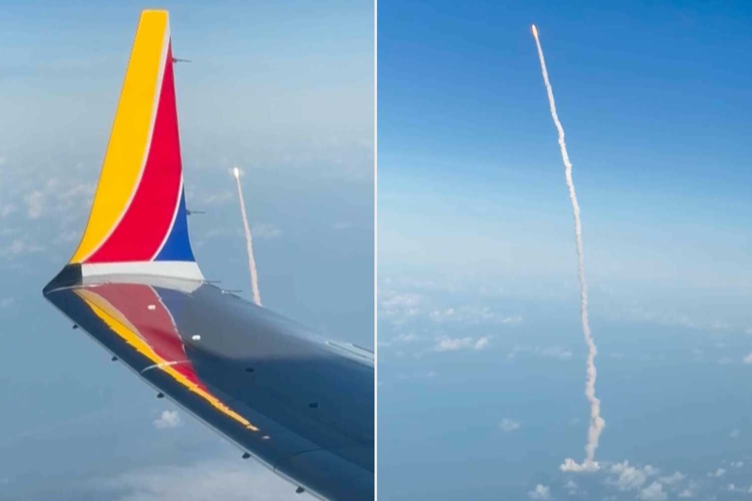 Plane passenger captures 'insane' view of Artemis II rocket launch from ...