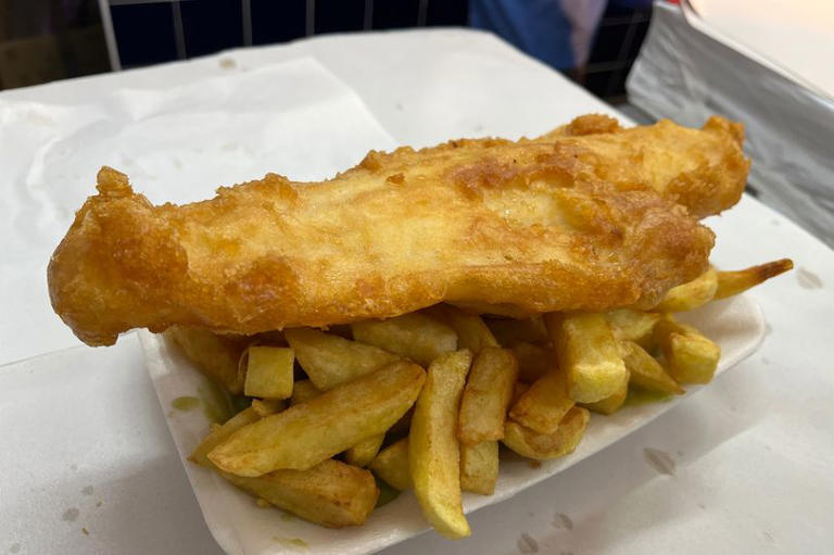 We visited the tiny award-winning chippy where portions are anything ...