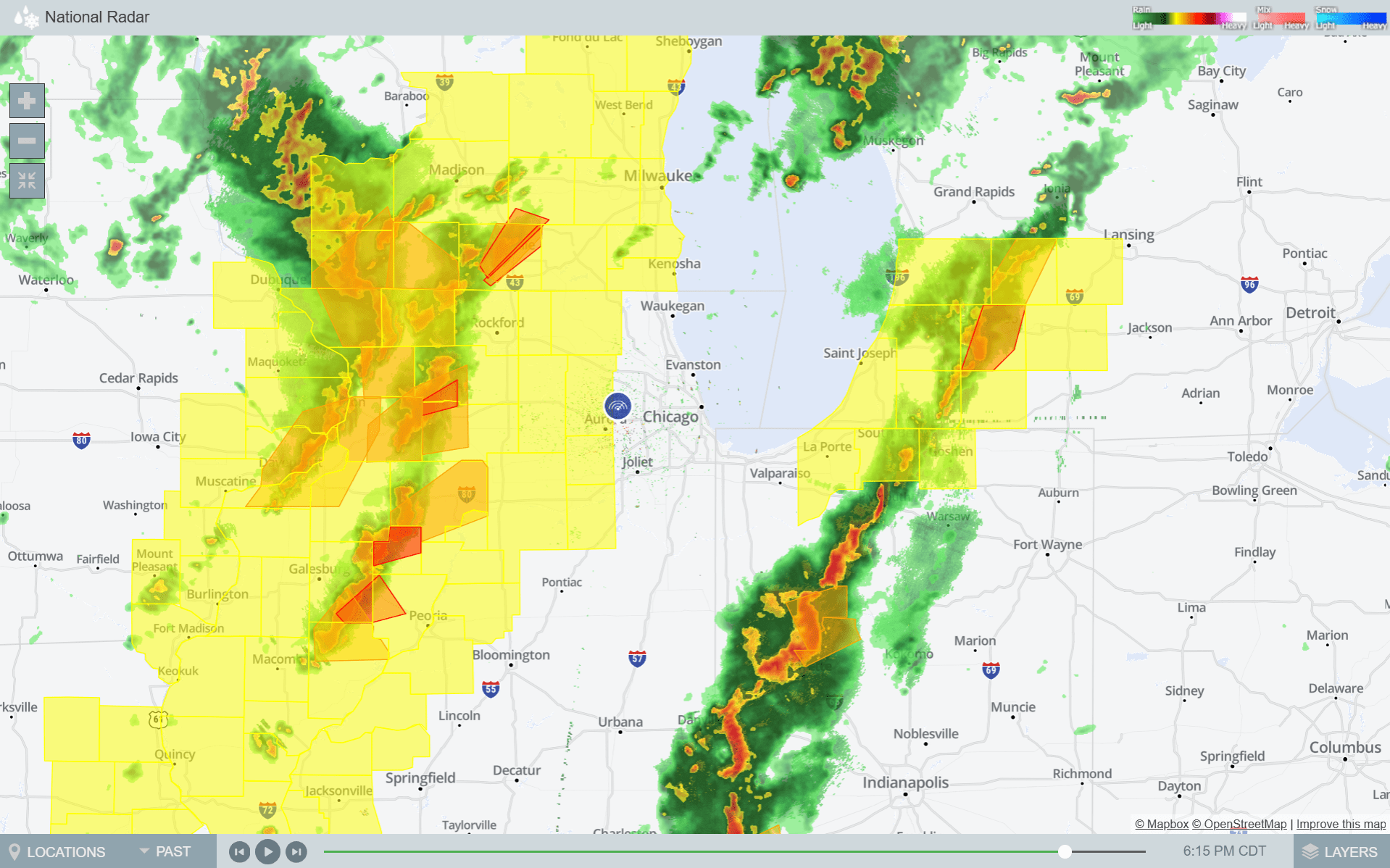 Tornadoes confirmed in Illinois as severe weather outbreak continues