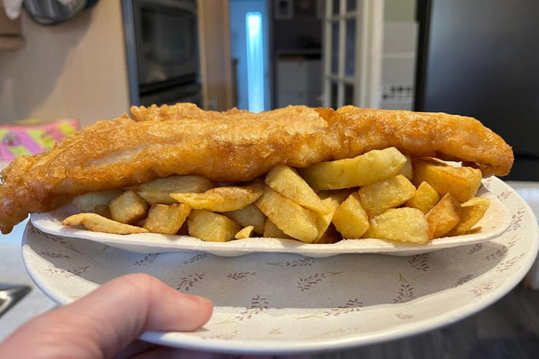 We visited the tiny award-winning chippy where portions are anything ...