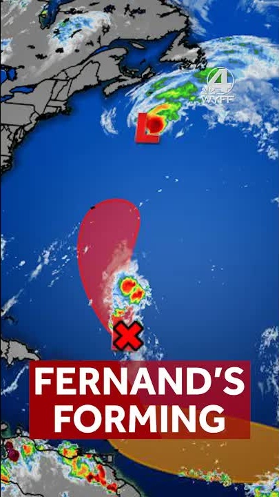 Tropical storm Fernand forming; Caribbean islands at risk