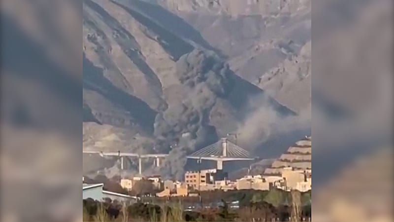 Watch: Strike hits major Iranian bridge near Tehran, killing at least 8 ...