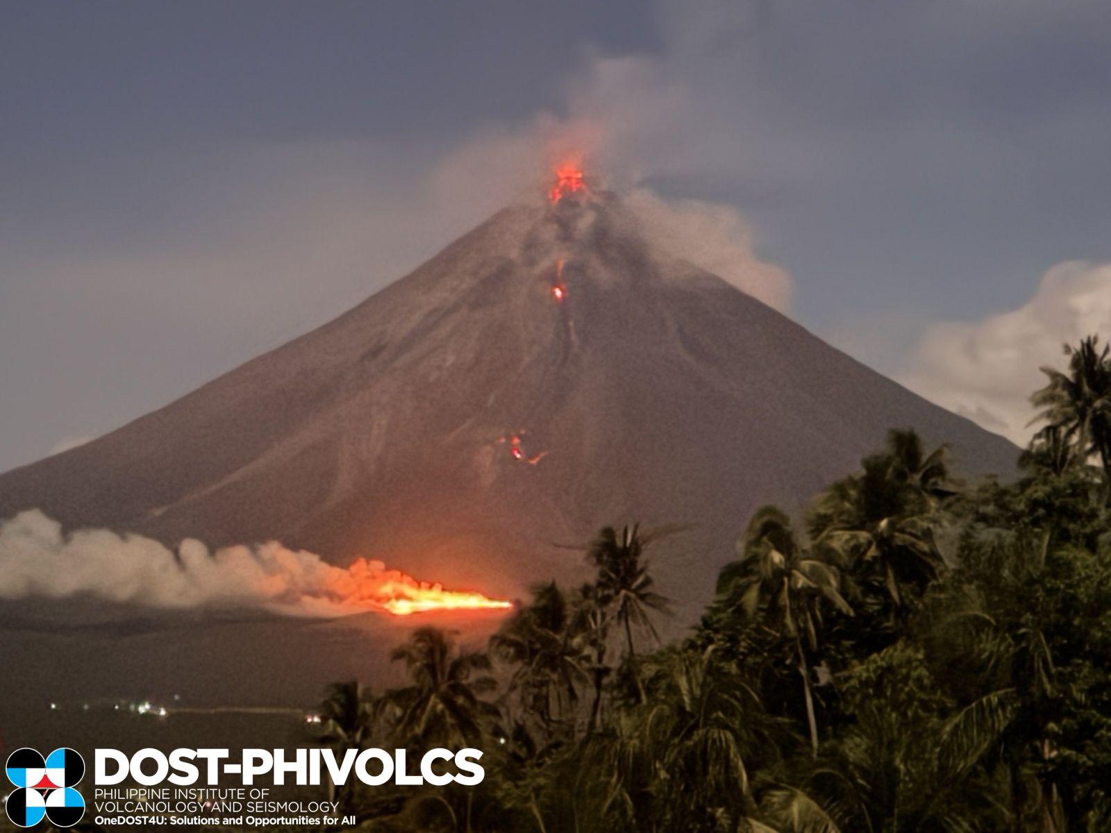 OCD warns residents near Mayon Volcano about possible pyroclastic fall ...