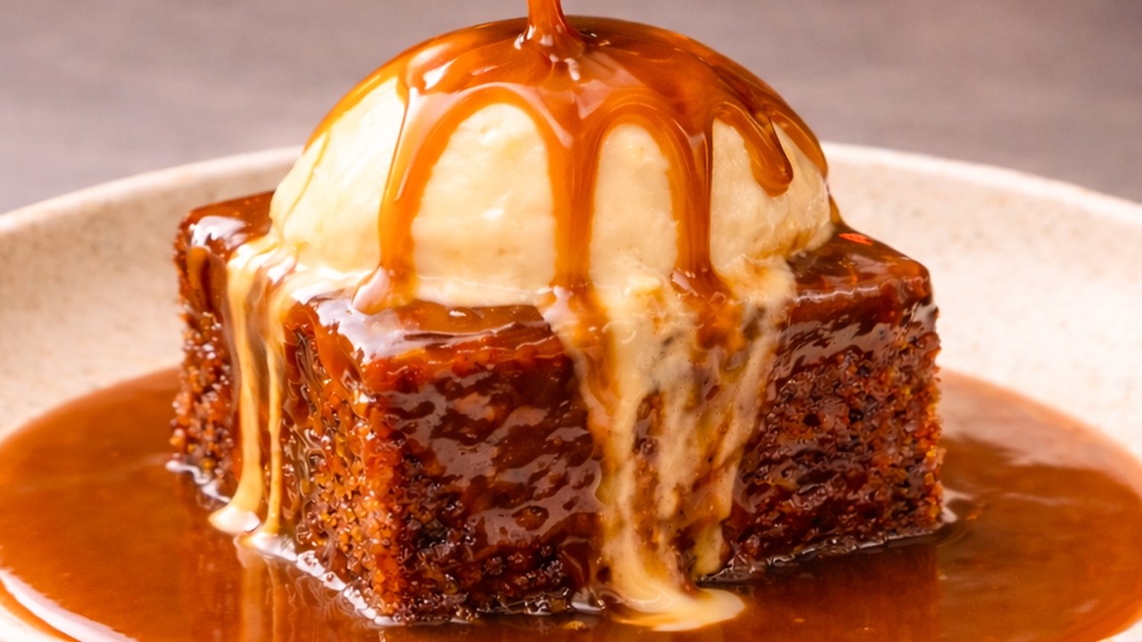 How chefs make perfect sticky toffee pudding