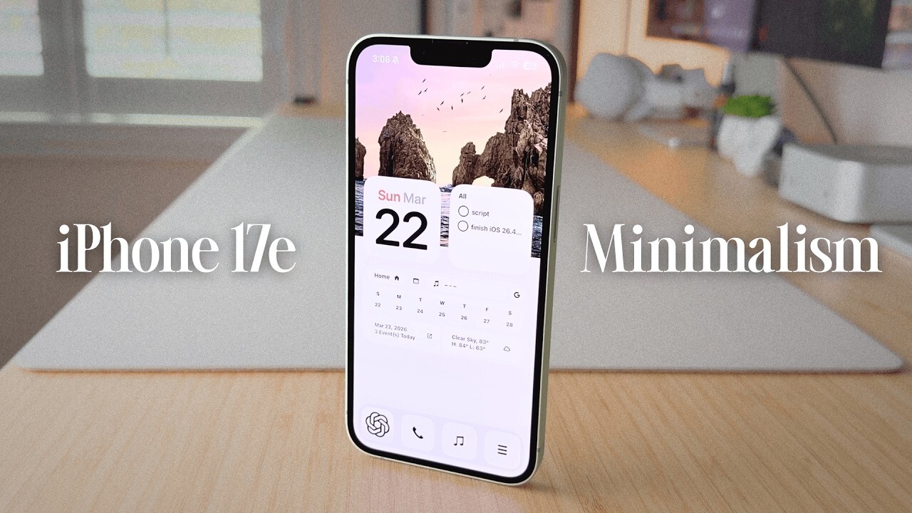 iPhone 17e review / The only way I’m using it (w/ @AndrewClare)