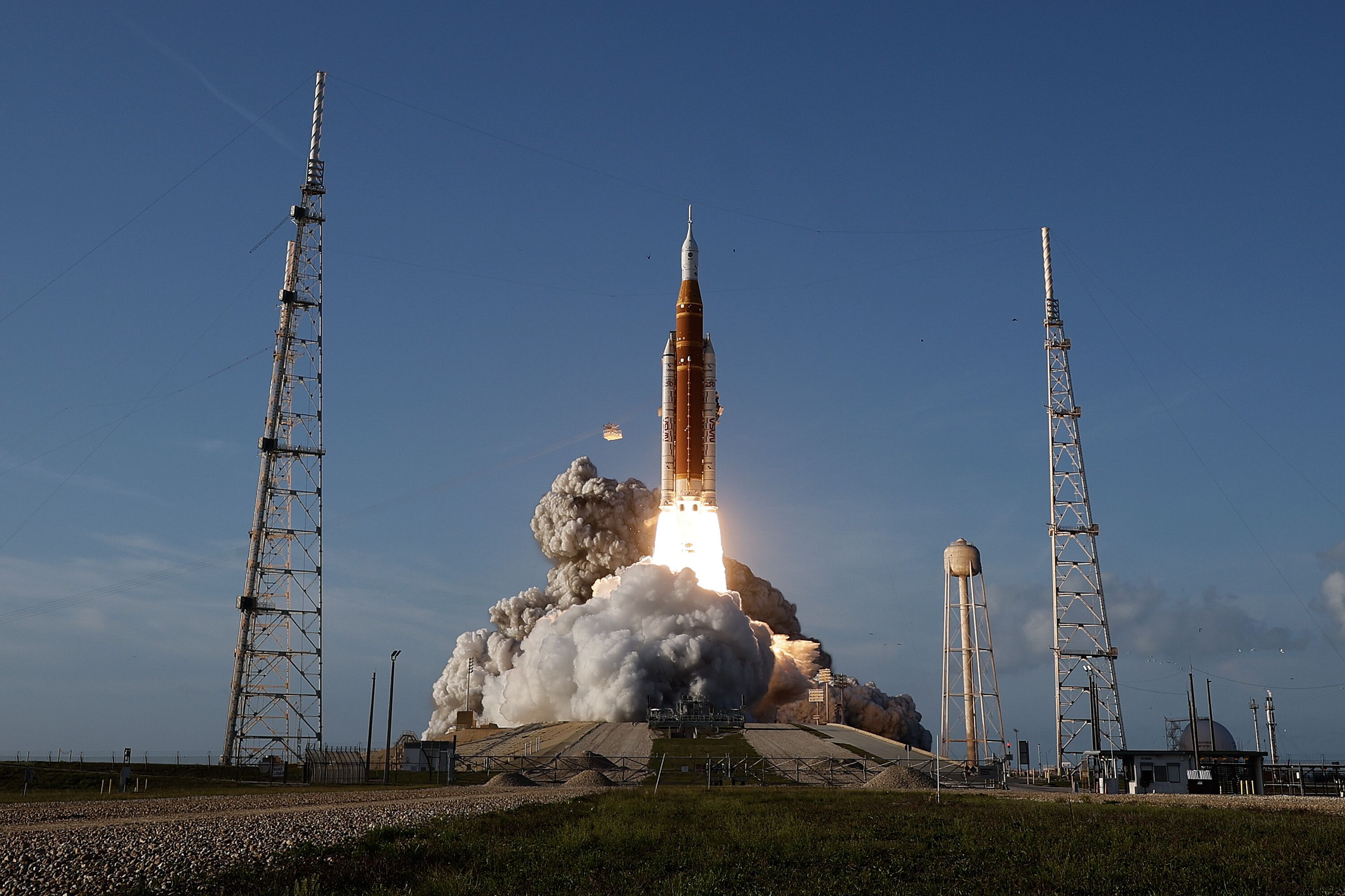 NASA astronauts on track to moon after Orion engine burn