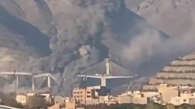 Iran’s tallest bridge bombed in seconds in US-Israeli air strikes ...