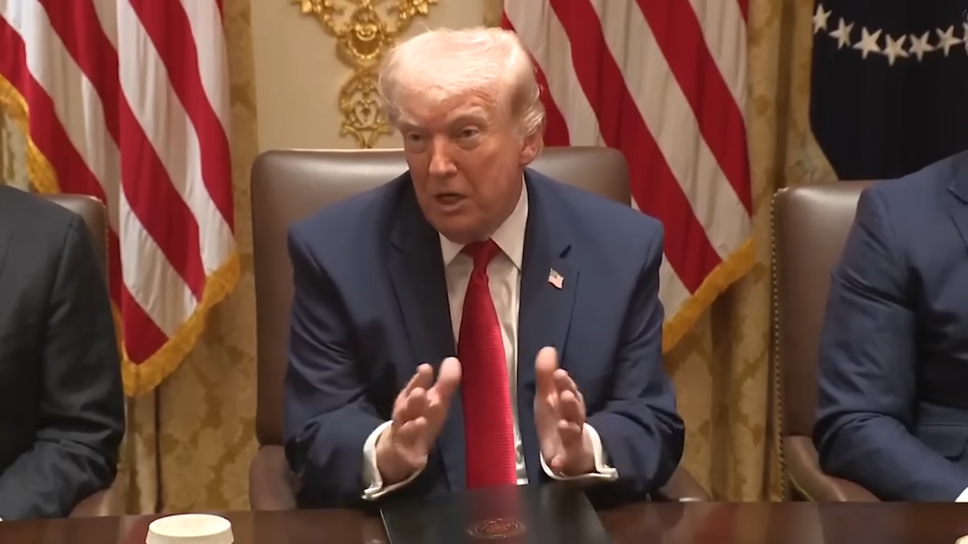 Trump posts new threat – then speech sends markets sliding fast