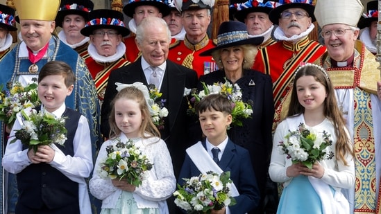 King Charles, Queen Camilla attend centuries-old Maundy ceremony in ...
