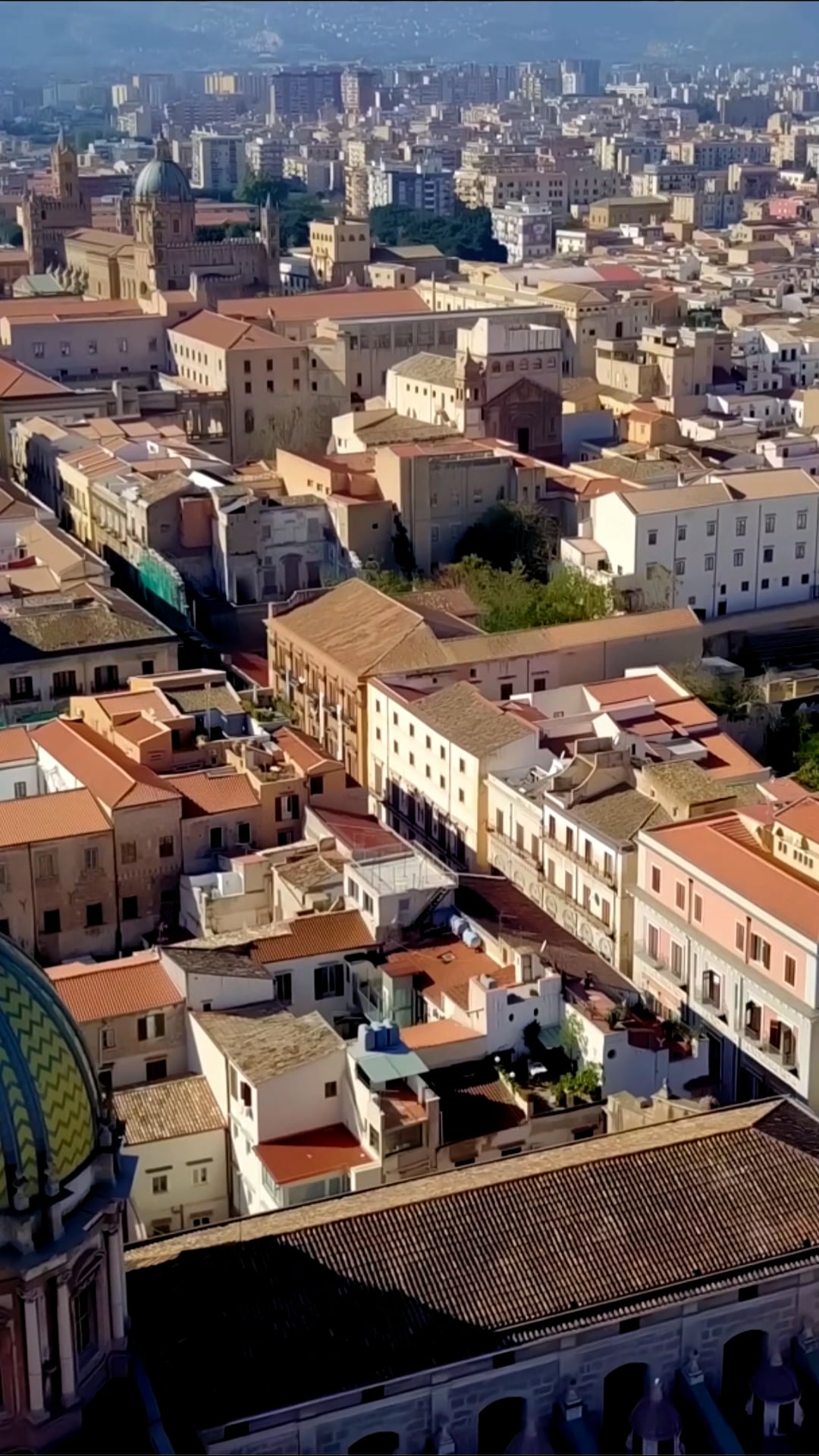 Palermo, Sicily: Drone flight over cultural and tourism capital