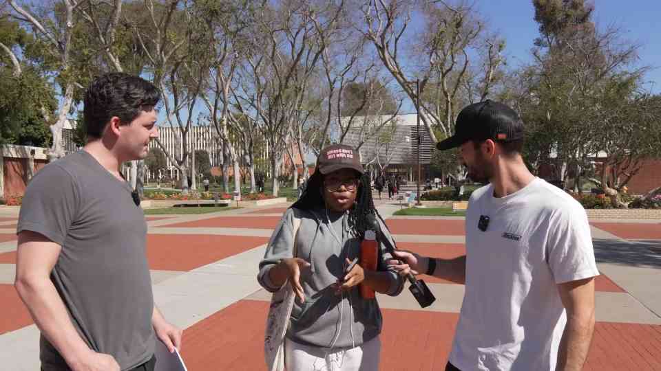 "Why do you have to provoke us" - College student insults us over debate