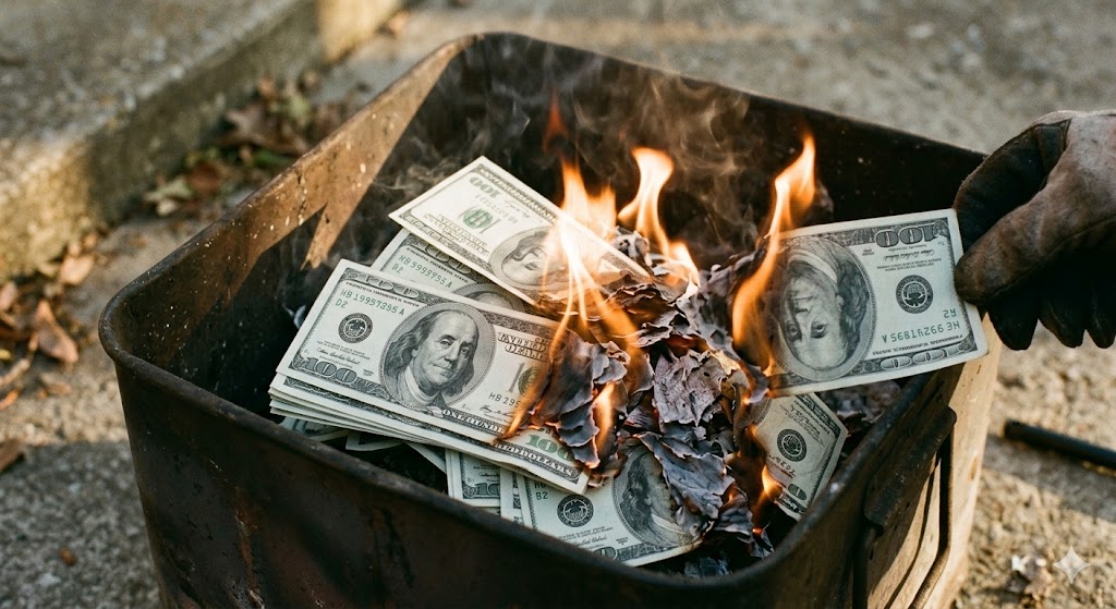 They’re devaluing your money and you’re paying for it