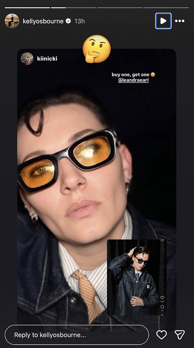 Kelly Osbourne shares photos of new partner