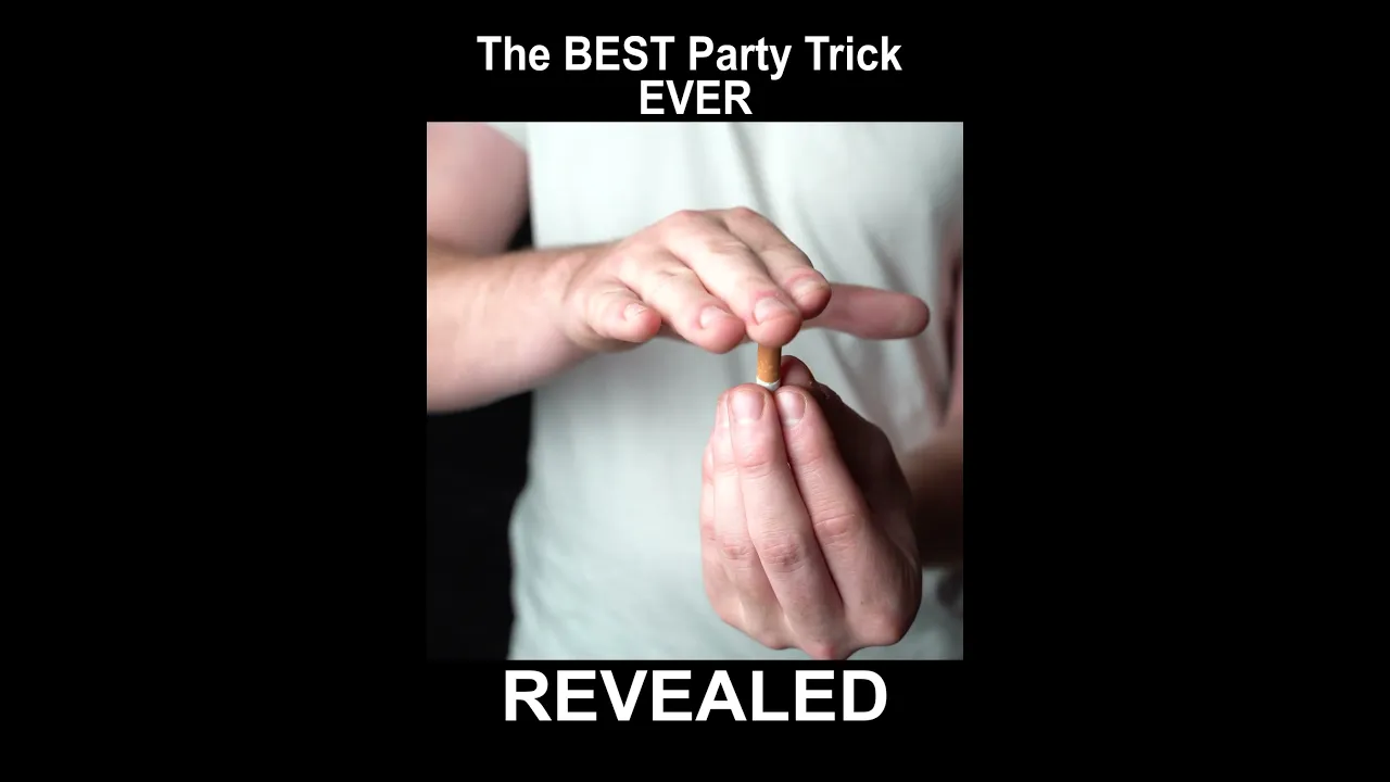 Easy cigarette magic trick tutorial