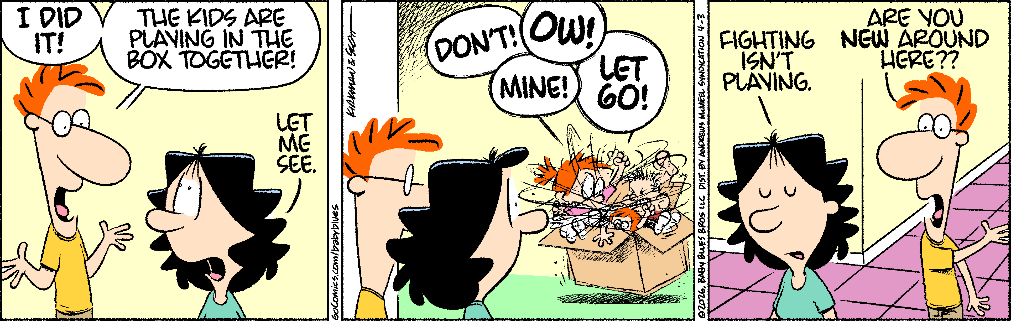 Baby Blues by Rick Kirkman and Jerry Scott