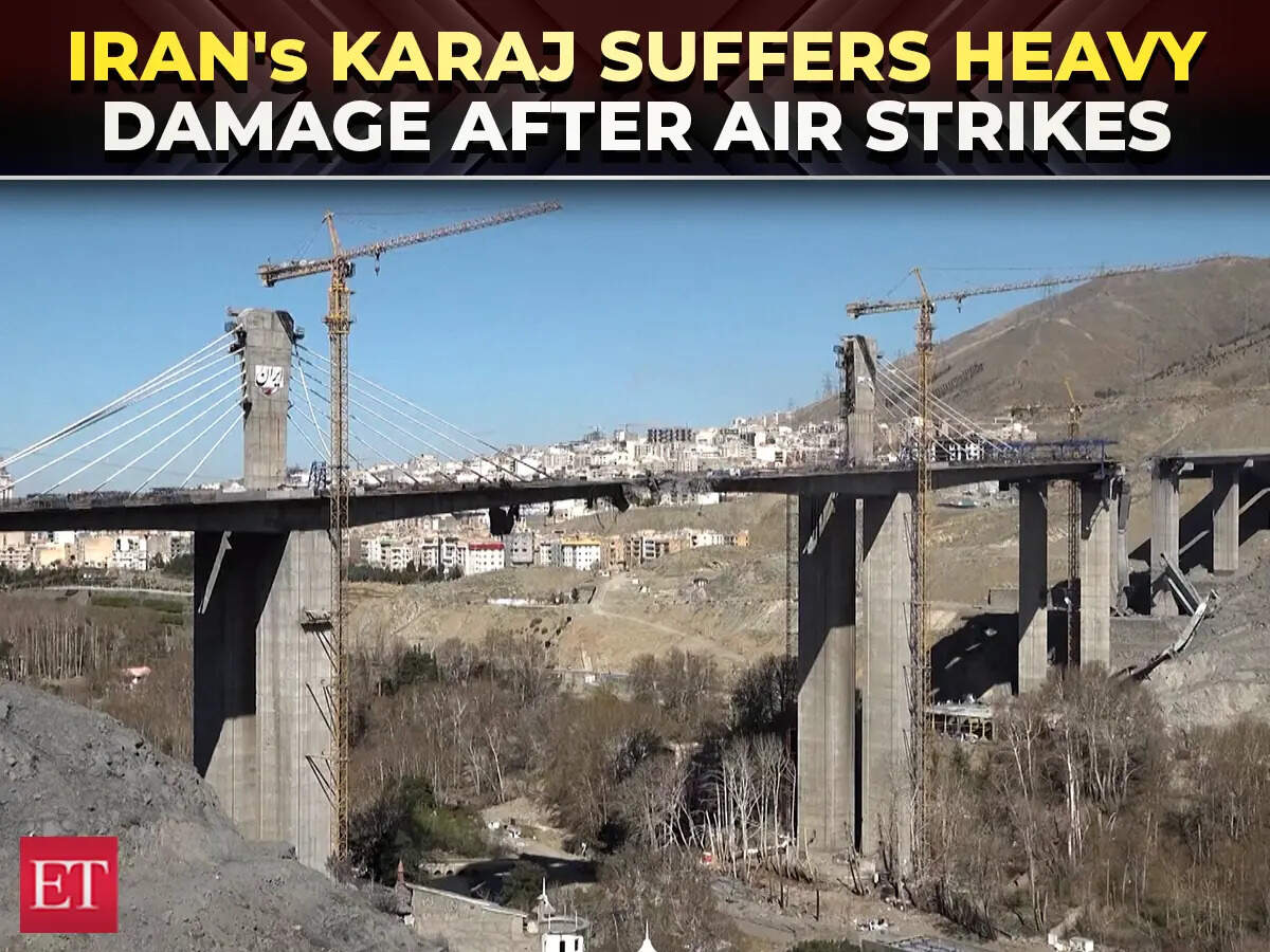 US-Israel-Iran war | Newly built Tehran-Karaj bridge hit by air strikes ...