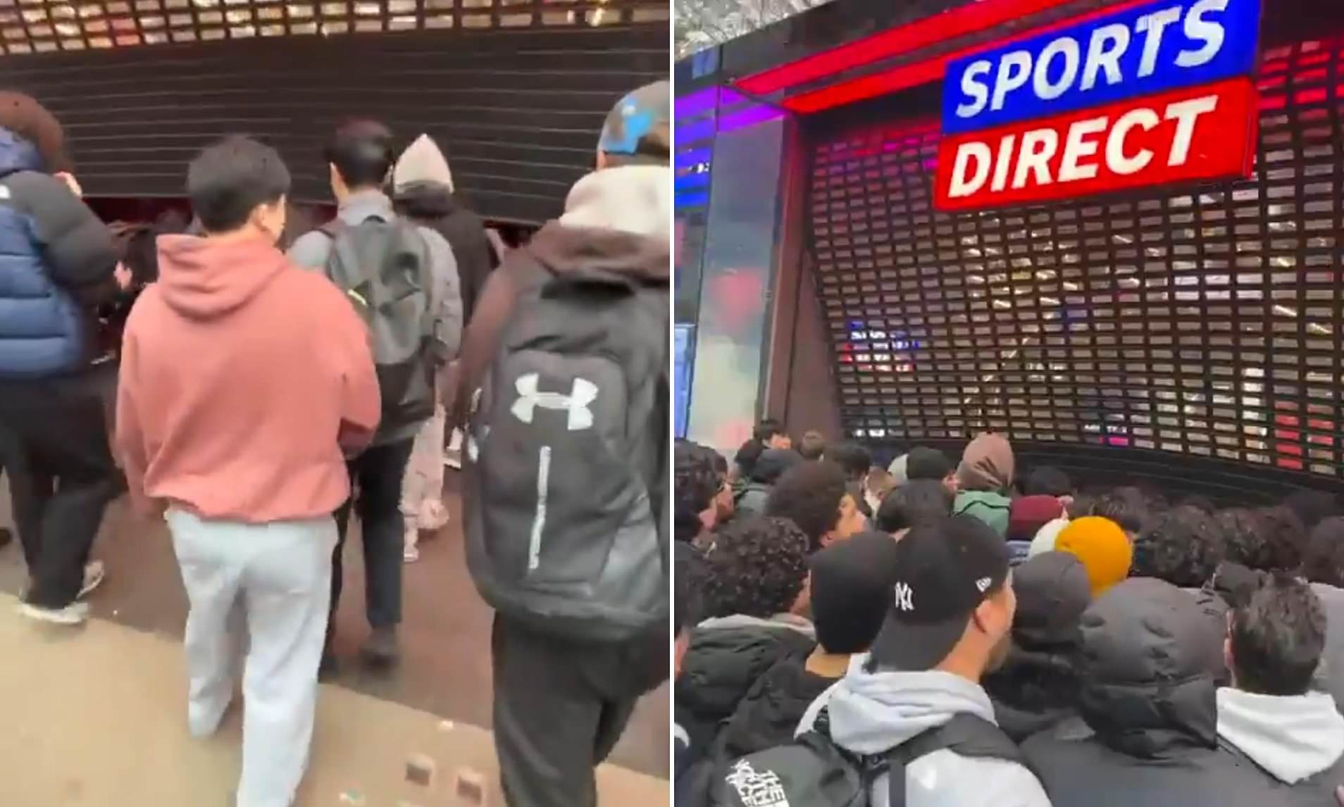 Moment crazed Pokemon fans force shop shutters open as they rush inside ...