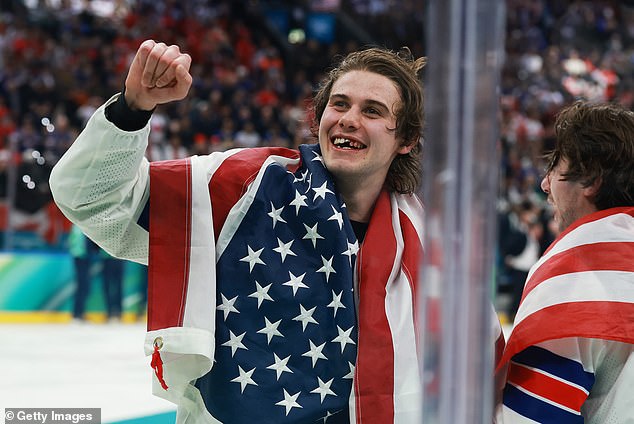 USA hockey hero Jack Hughes shows off new smile after busted teeth in ...