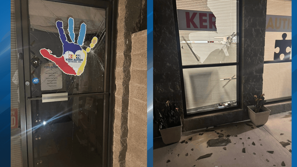 Windows shattered during break-in at Kern Autism Network on World ...