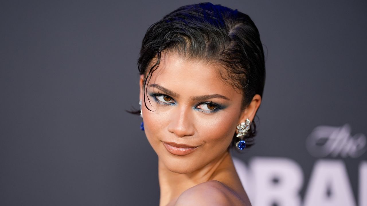 Zendaya's "Something Blue" includes a stunning metallic smokey eye